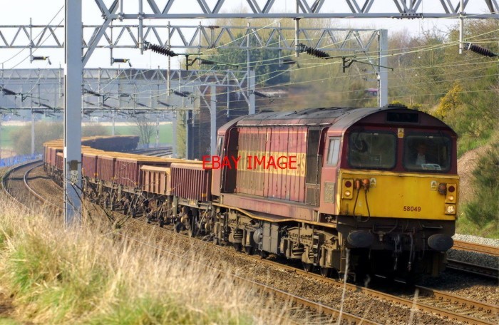 PHOTO CLASS 58 DIESEL 58049 LITTLETON COLLIERY AT HEAMIES FARM ON 28/03 ...